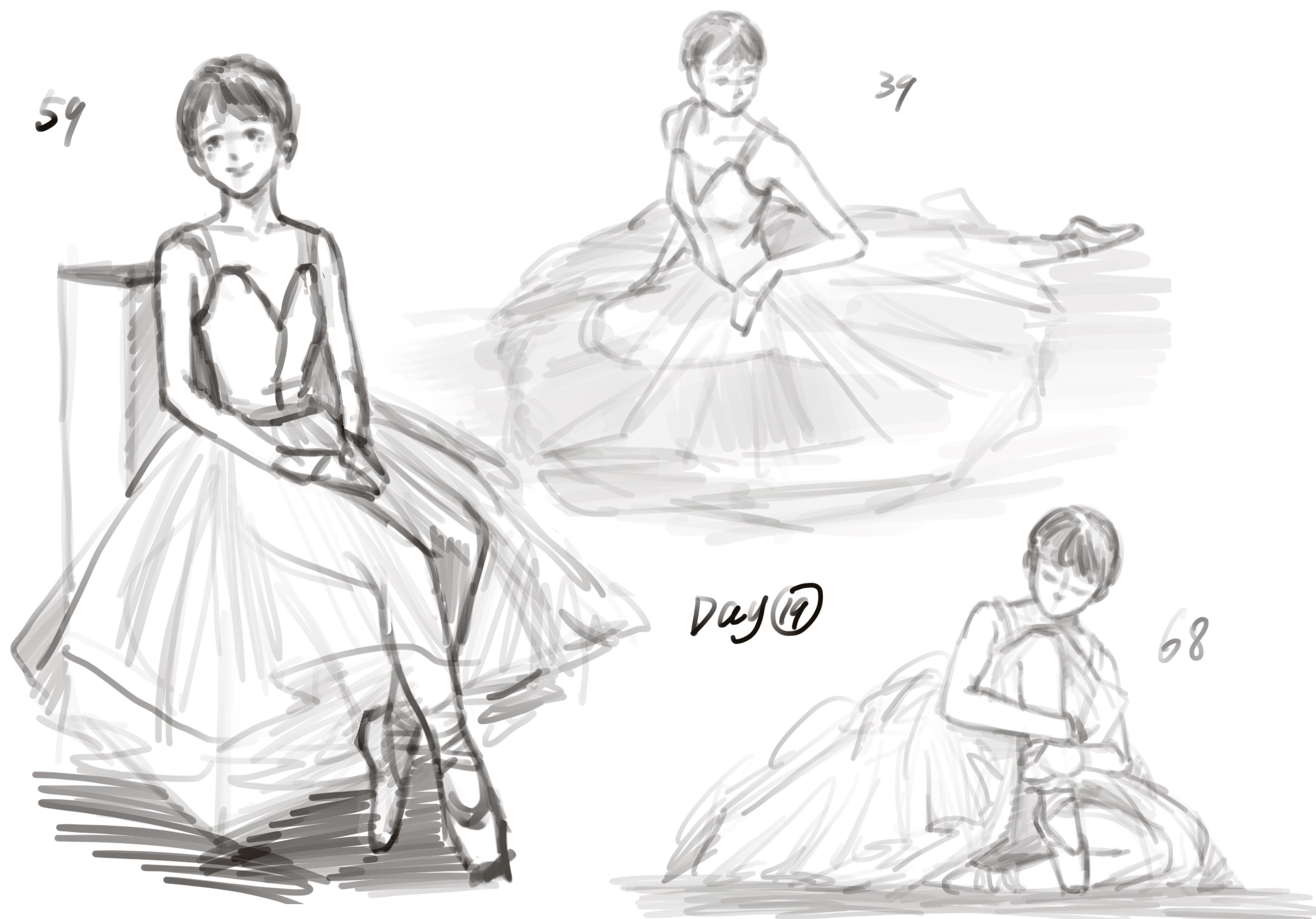 #速写60天挑战赛# day19@速写班长 _阿北北ouo-站酷ZCOOL