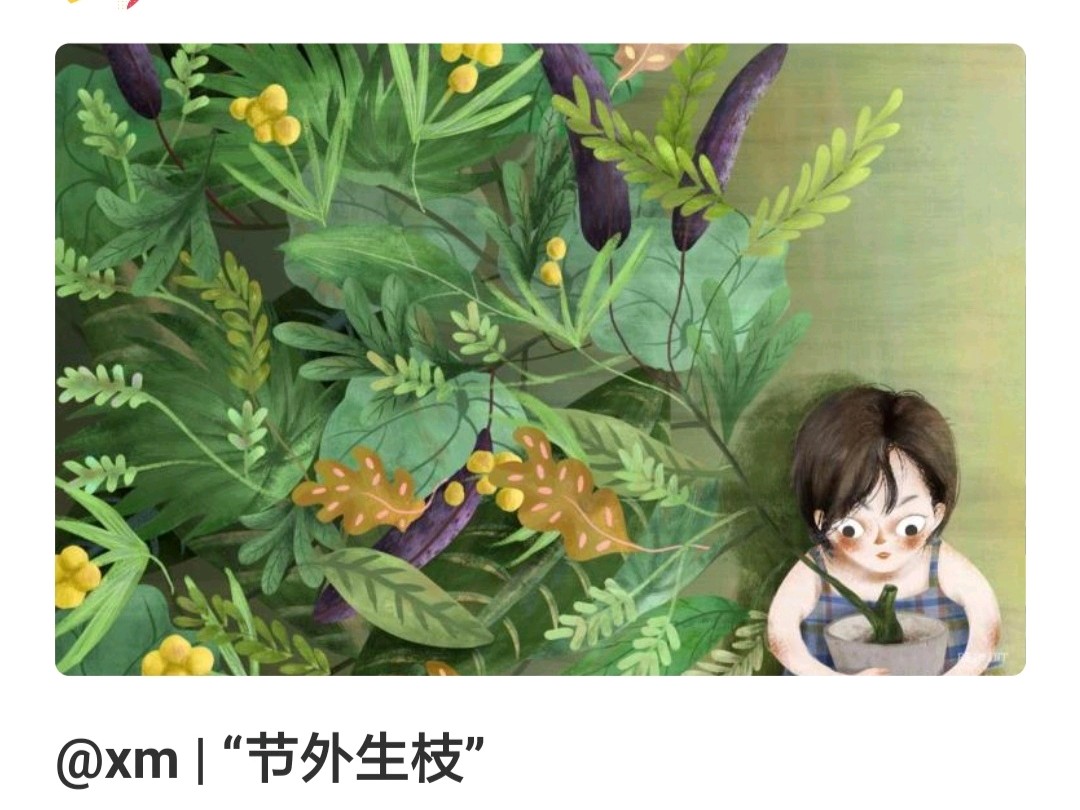 插画，绿色_xmm也-站酷ZCOOL