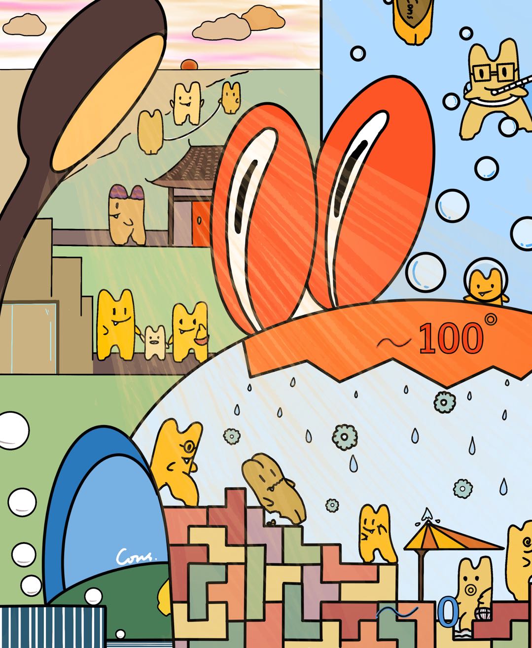 牙牙侠之一天的某刻_Cons牙Ya-站酷ZCOOL