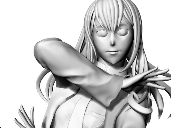 Kurisu Makise牧瀬紅莉栖美少女战士3d模型_3D小白-站酷ZCOOL