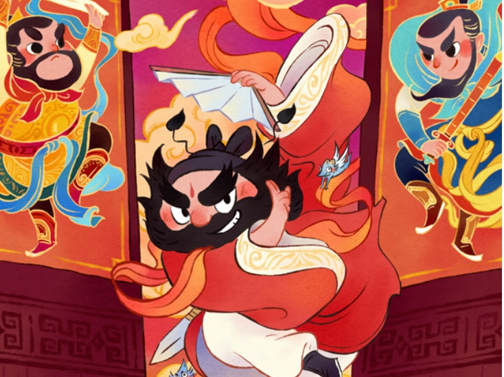 钟馗_桃染Lin-站酷ZCOOL