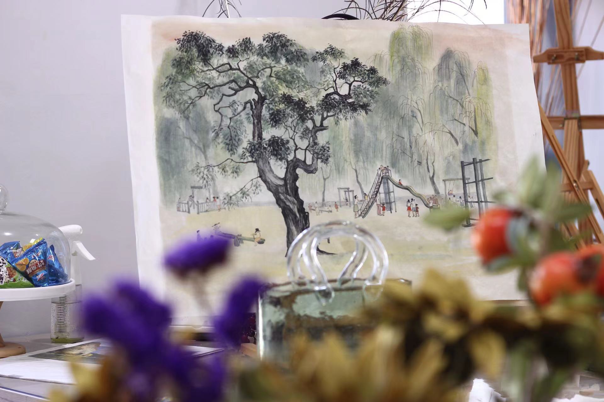 國畫臨摹作品，武漢齒輪畫室_桉叶同学-站酷ZCOOL