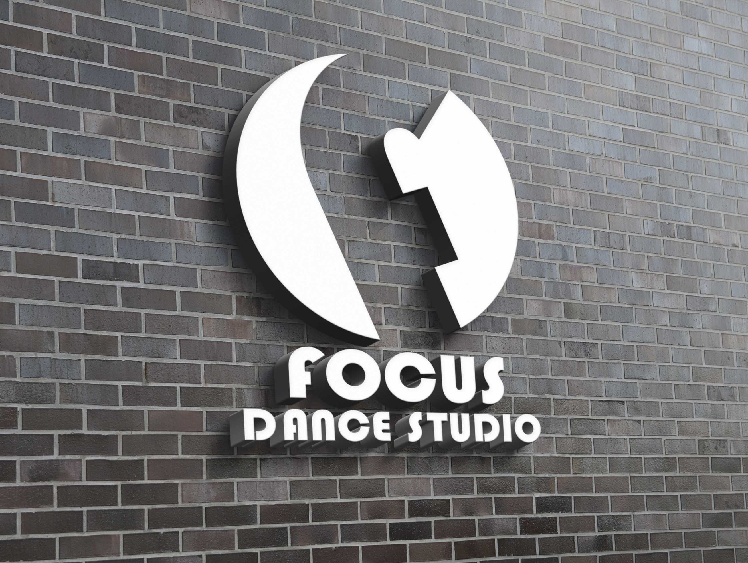 FOCUS dance studio 街舞工作室logo_GENIZA-站酷ZCOOL