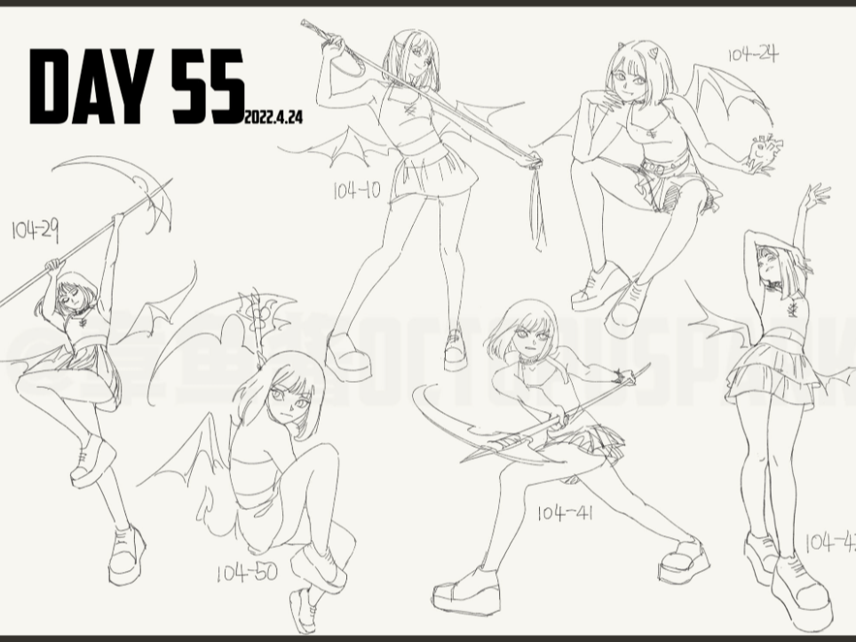 #速写60天挑战赛# Day55@速写班长_章鱼酱油-站酷ZCOOL