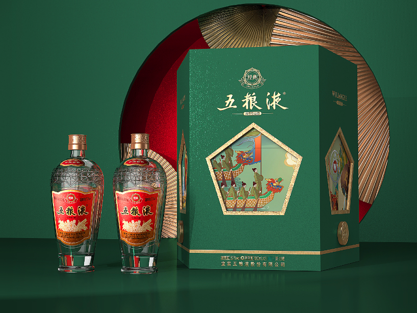 国潮风，文创设计-五粮端午·五情和美；_独立设计工作室-站酷ZCOOL
