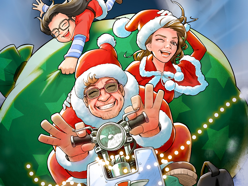 【procreate】送给一家美国朋友的图_DayuRay-站酷ZCOOL