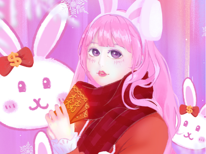 YUKI-新春贺喜版：P_CeciliaBanana-站酷ZCOOL