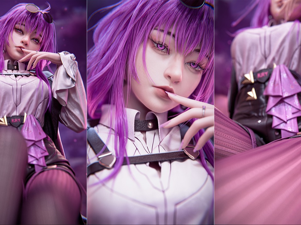 [Blender]星穹铁道卡芙卡3D速涂_觉非Kay20000-站酷ZCOOL