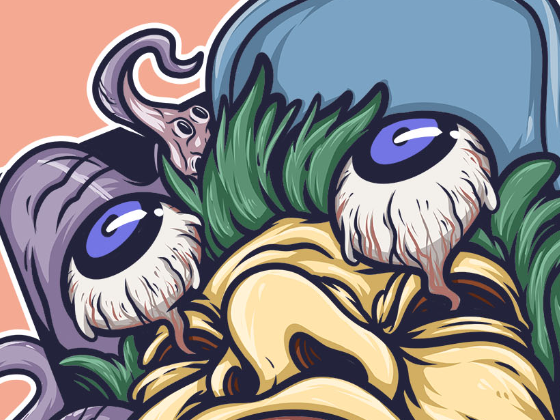 潮图 T恤 涂鸦 插画 手绘 欧美_熙YO-站酷ZCOOL