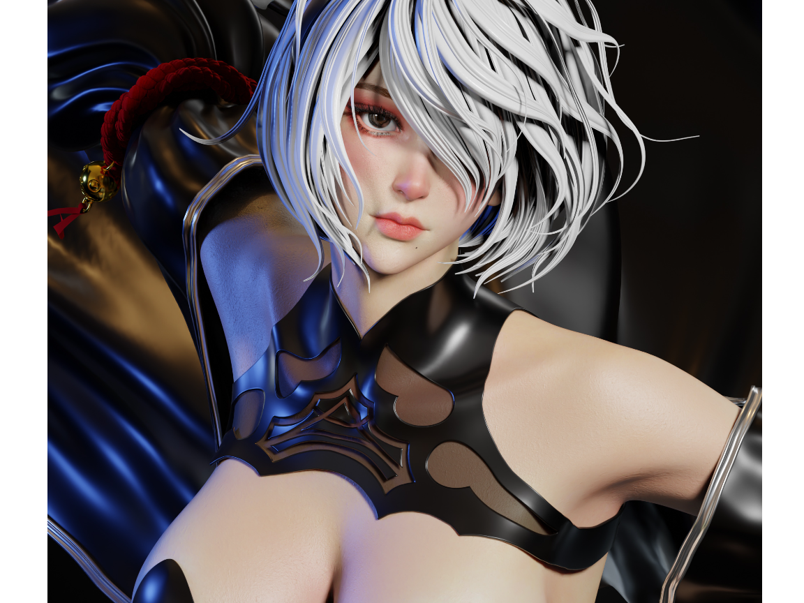 2B 尼尔 机械纪元_热带雨林CG-站酷ZCOOL