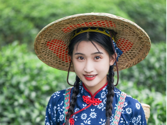 设图网｜茶园采茶春茶美女人物摄影图_设图SHETU66-站酷ZCOOL