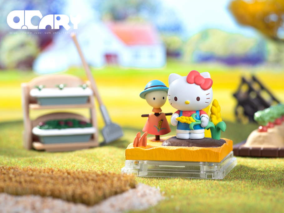 高乐hello Kitty 一遇见四季潮玩拍摄_Dgary摄影-站酷ZCOOL