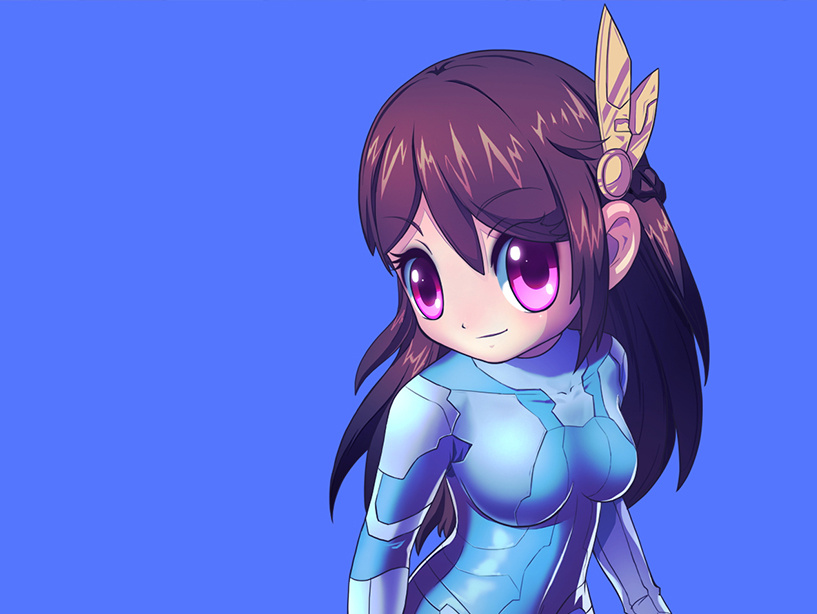 机动队靖秋壁纸1024_陆离Kz-站酷ZCOOL