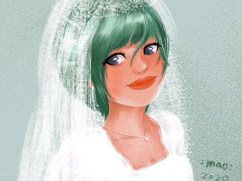 手绘头像原创_喵喵moco-站酷ZCOOL