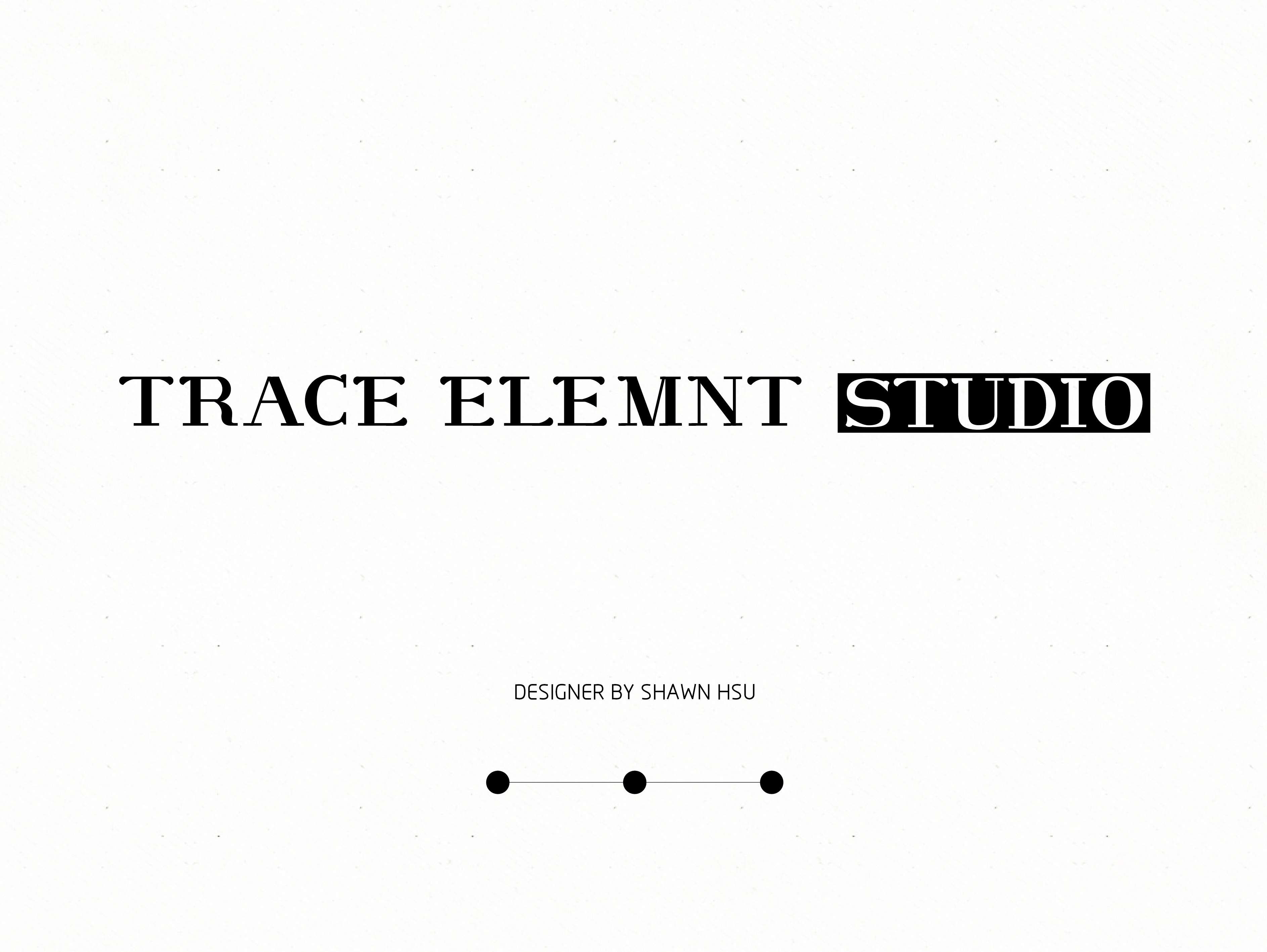 TRACE ELEMNT STUDIO【VI】_许少Shaun-站酷ZCOOL