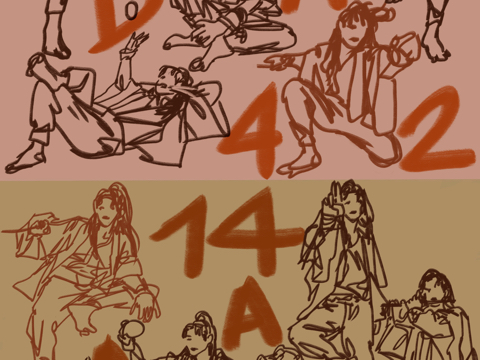 Day42/14 速写挑战10/11期_山林木之鸡-站酷ZCOOL