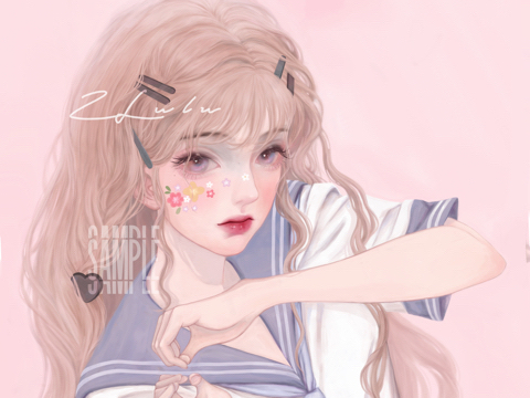 春日限定少女🌸_Zluluisme-站酷ZCOOL