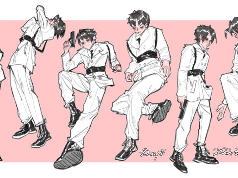 #速写60天挑战赛#Day5@速写班长_祝丘棠-站酷ZCOOL