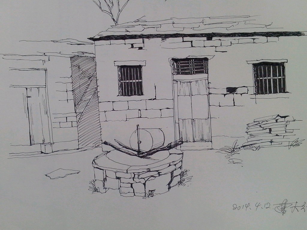 风景简笔_大行VV-站酷ZCOOL