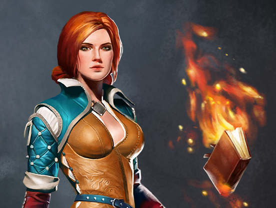 Triss merigold_luke09-站酷ZCOOL