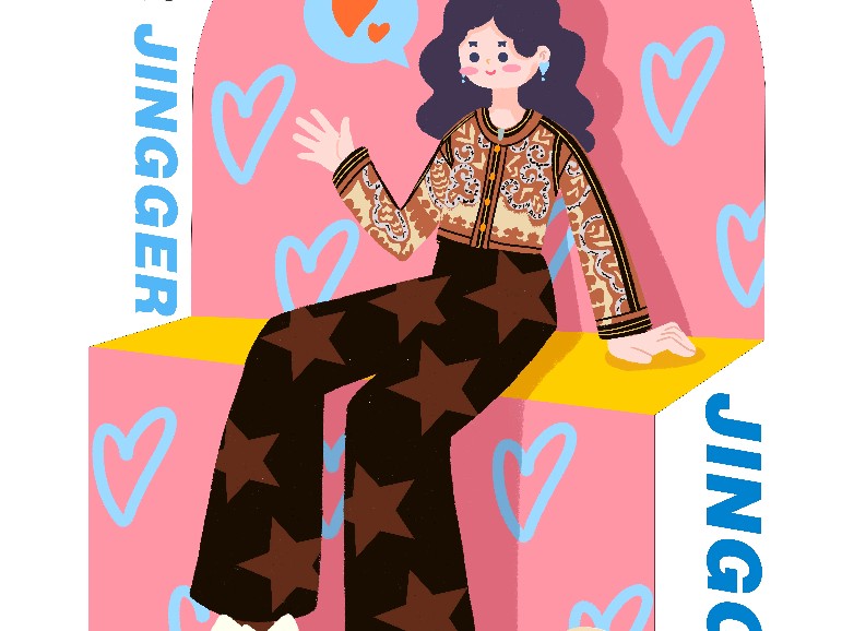 嗨～时尚纸片人_晶戈JG-站酷ZCOOL