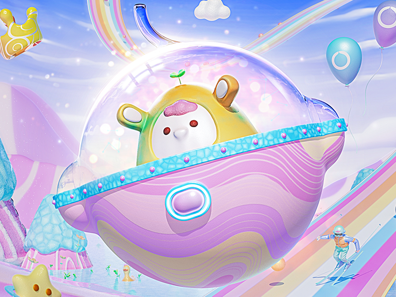 童年造梦师-彩虹赛道追逐我们的童真_这是我吃饭的家伙-站酷ZCOOL