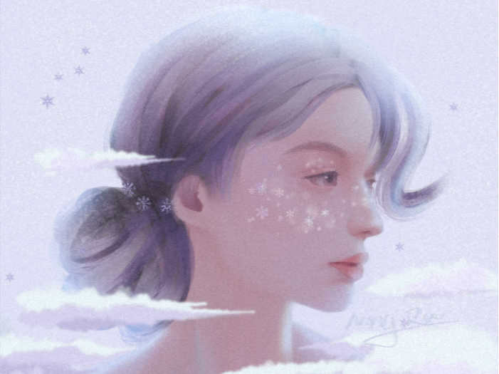 云与雪_如檸张NingRu-站酷ZCOOL