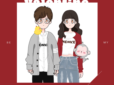 穿搭插画_Moki吞吞-站酷ZCOOL