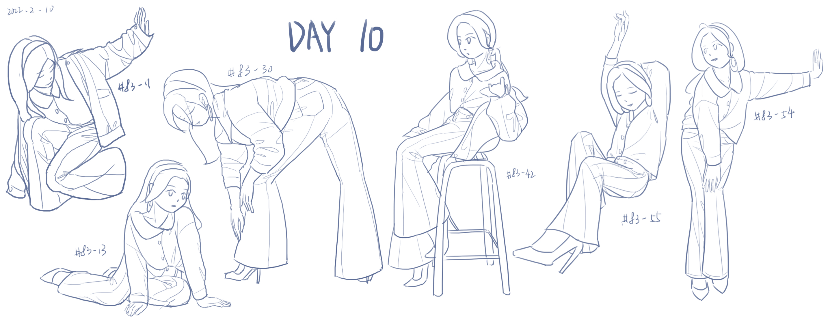 速写day10_sell兔-站酷ZCOOL