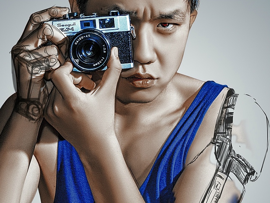 摄影+手绘！不一样的玩儿法_2LONG222-站酷ZCOOL