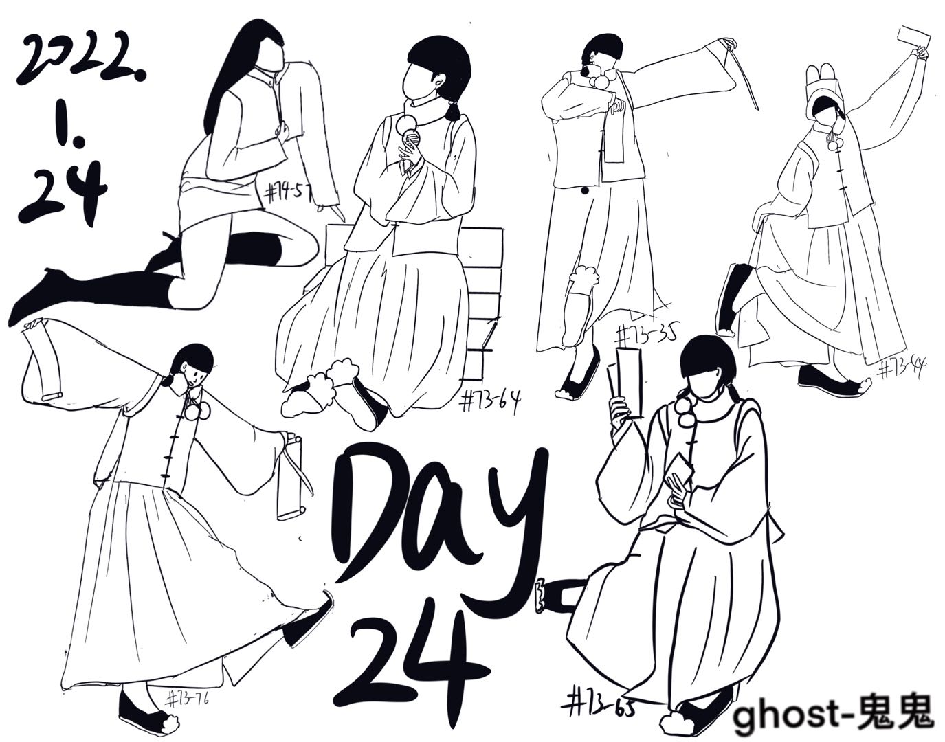 #速写60天挑战赛# Day24@速写班长 _kghost-站酷ZCOOL