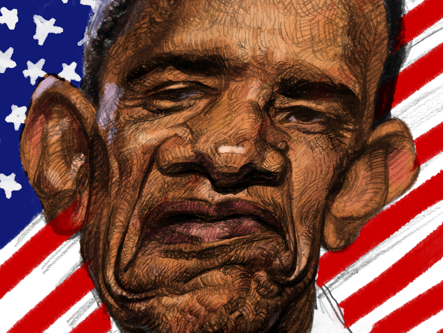 C2漫画人物之奥巴马_9527huaan-站酷ZCOOL