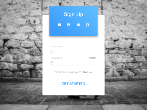 Daily UI 014 Sign in Interface Web._万瑞森-站酷ZCOOL