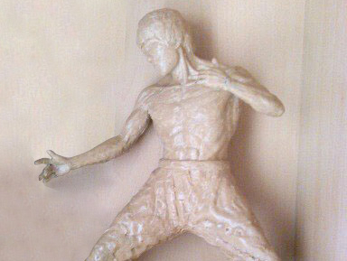 《李小龙雕塑油泥模型》_Ancon安考-站酷ZCOOL