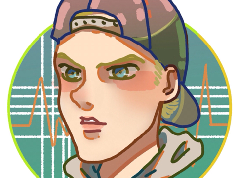 Avicii 人物头像_插画YU-站酷ZCOOL