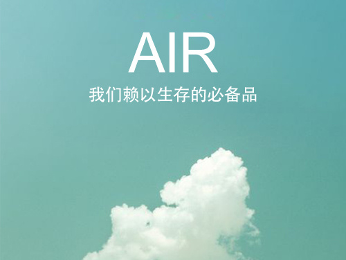 CLEAN AIR_xubingyeah-站酷ZCOOL