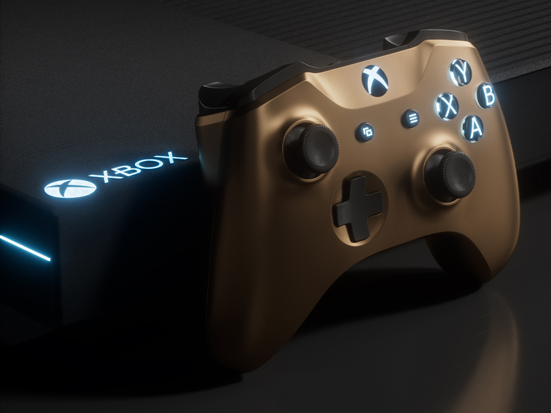 XBOX ONE CONTROLLER 渲染作品_老黄司机-站酷ZCOOL