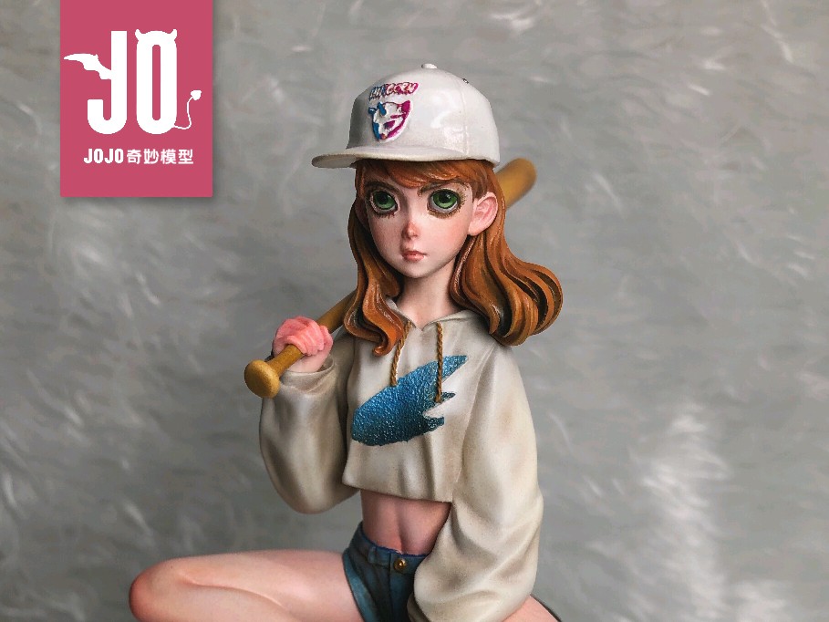 〔Gk涂装〕棒球少女_jojo奇妙模型-站酷ZCOOL