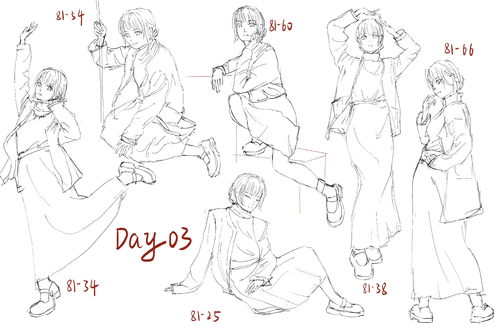 #速写60天挑战赛# day03@速写班长_Karolla-站酷ZCOOL