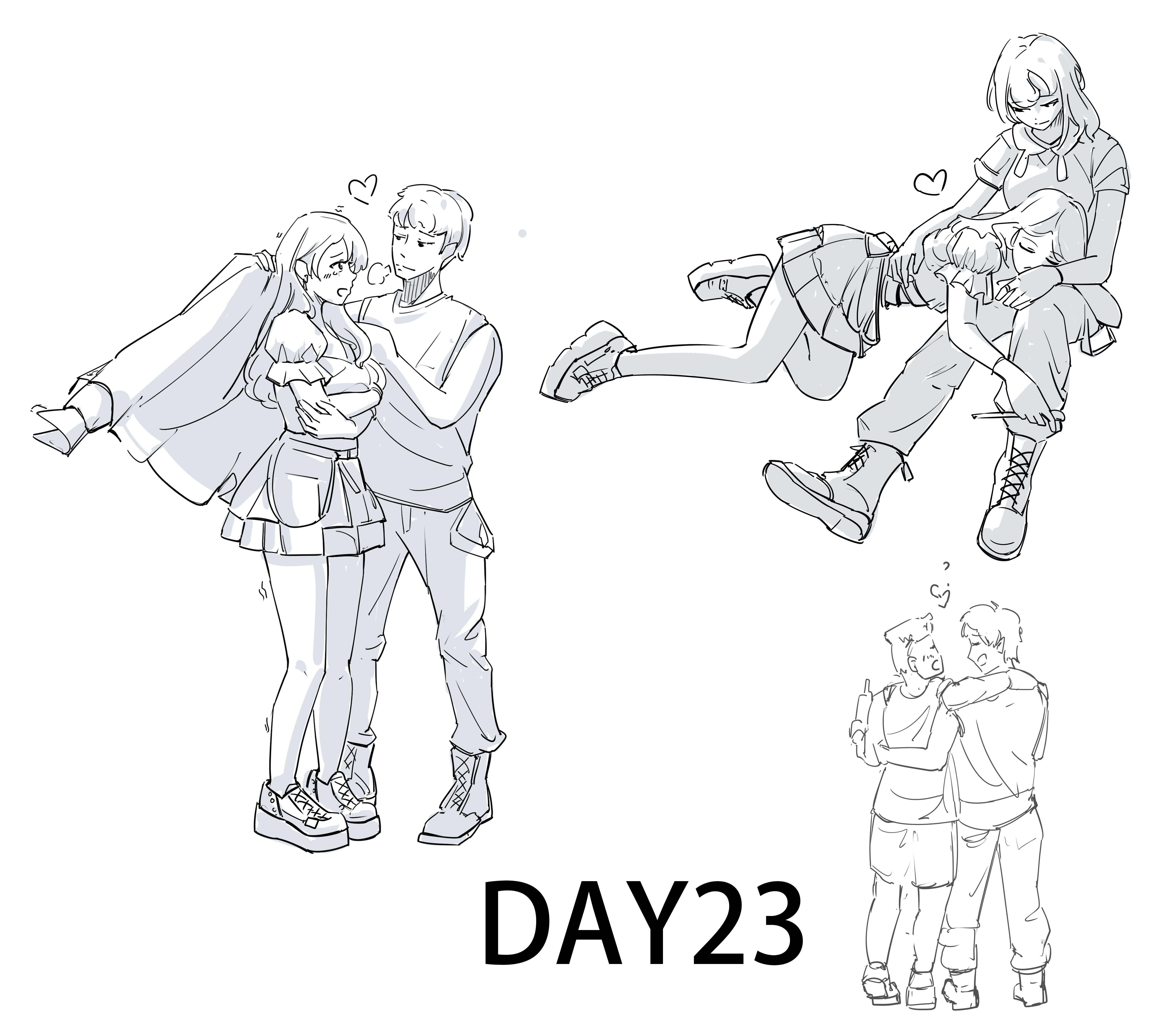 #速写60天挑战赛 @速写班长 第23天_天天摸鱼的YAng-站酷ZCOOL