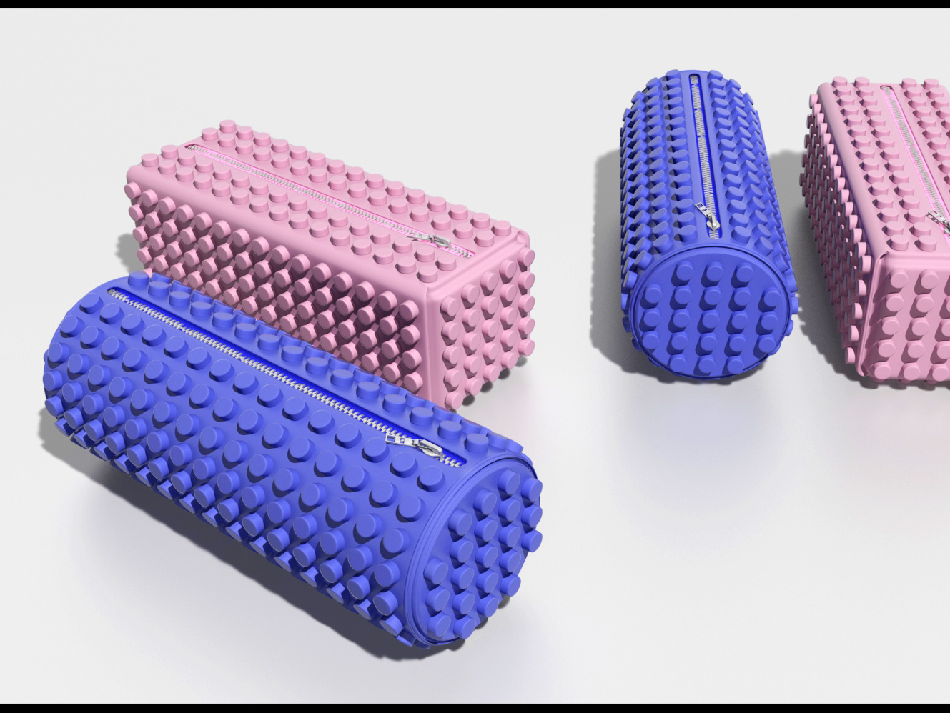 硅胶乐高笔袋_maxzcl-站酷ZCOOL