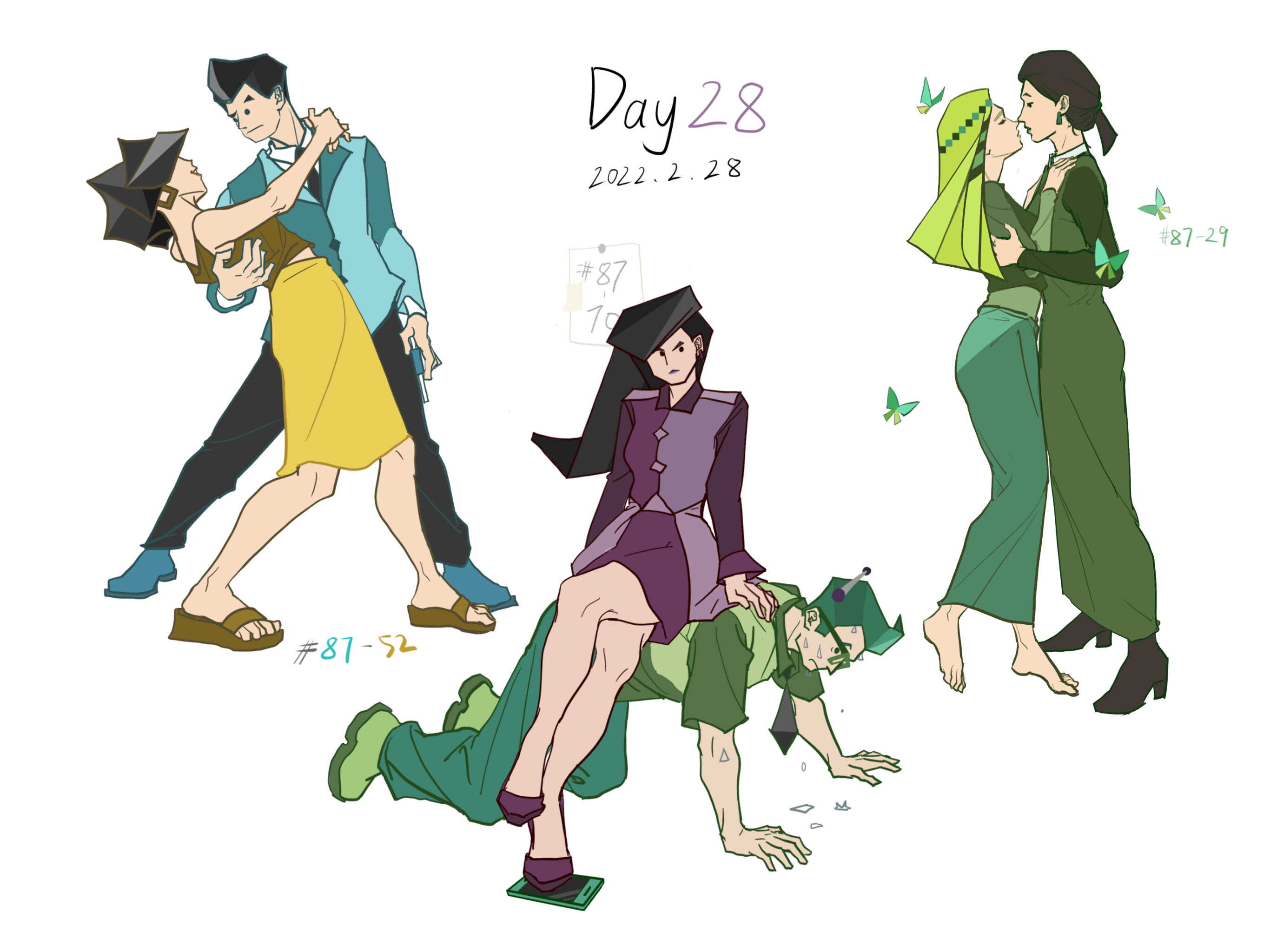 #速写60天挑战赛# day28 @速写班长 _瑞比rabbit-站酷ZCOOL