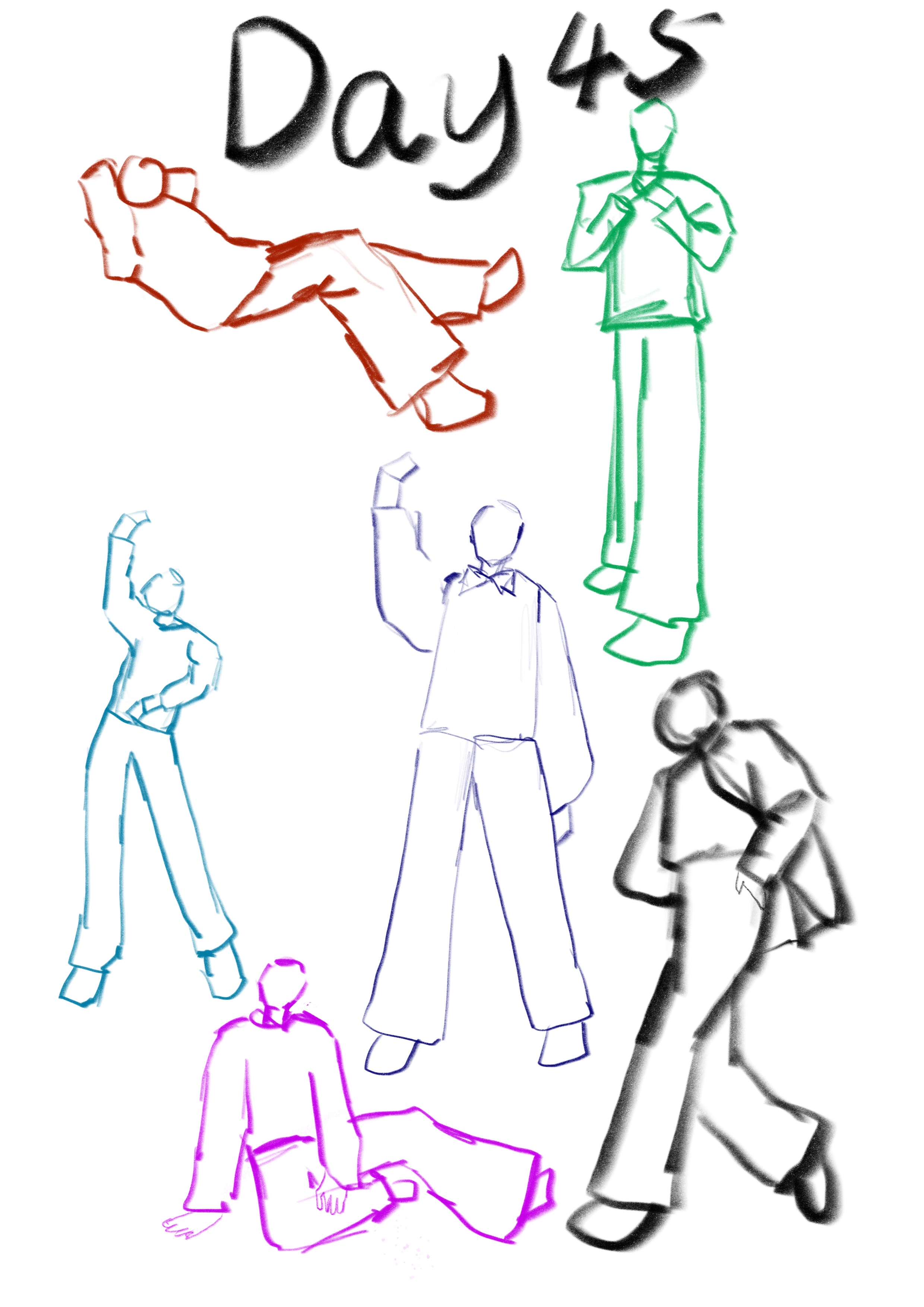 #速写60天挑战赛#day45@速写班长_减肥的白菜-站酷ZCOOL