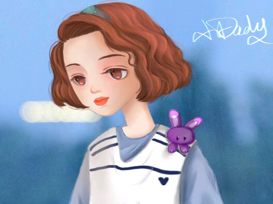 cool girl😎_小Dadamua-站酷ZCOOL