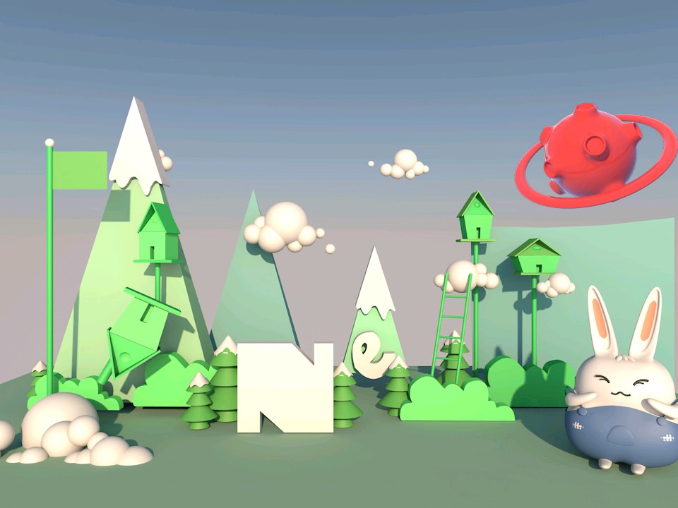 C4D建模练习_Lee廴c-站酷ZCOOL