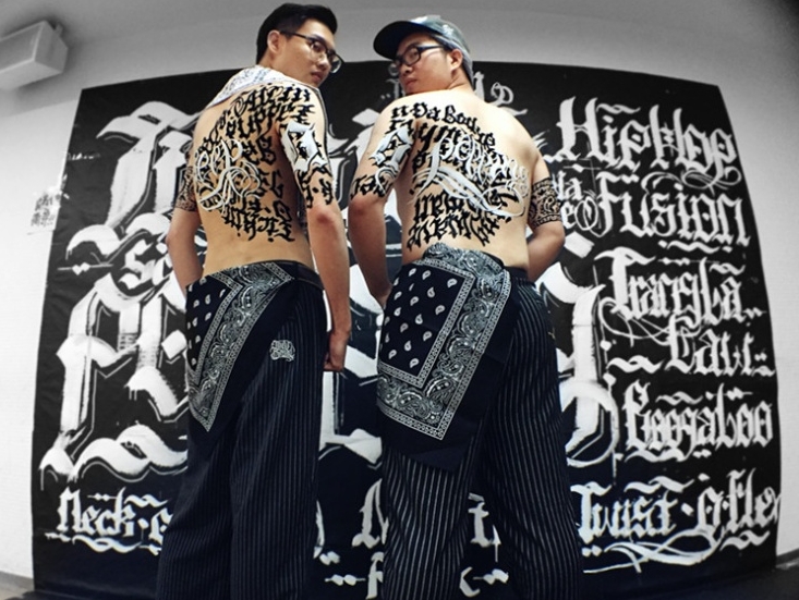 人体涂鸦《We are popper》_aka_AV-站酷ZCOOL