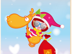 皮蛋女2011圣诞小美图_李明宇-站酷ZCOOL