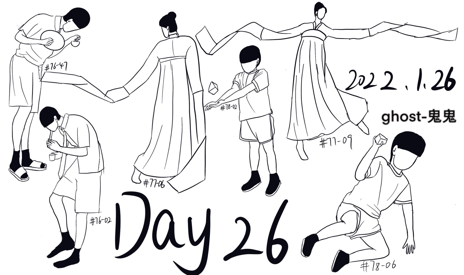 #速写60天挑战赛# Day26@速写班长 _kghost-站酷ZCOOL