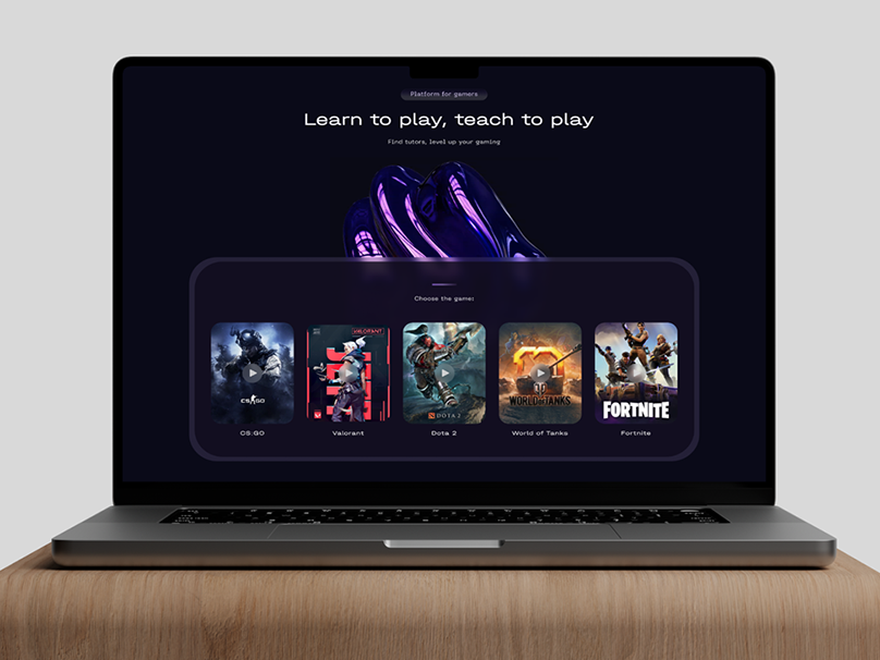 Video Games Platform Web Design_AnastasiaPeraldi-站酷ZCOOL