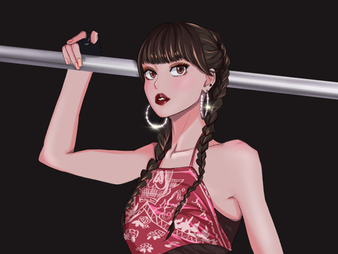 procreate-Lisa_三文鱼蟹子-站酷ZCOOL